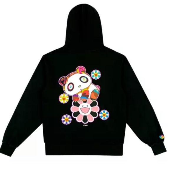 BLACKPINK | Tops | Black Pink Pandakashi Murakami Kaikai Kiki Black ...